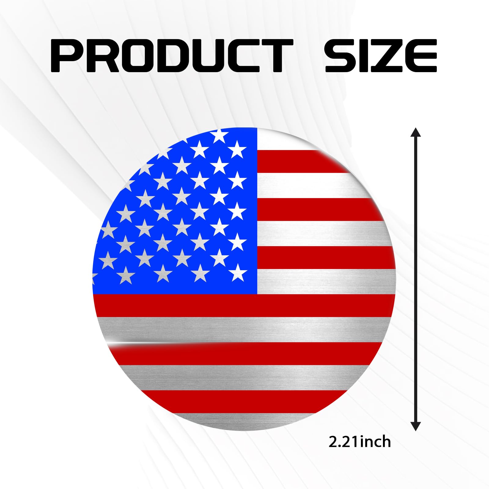 Mua 4PCS TRD Center Caps Stickers, American Flag Wheel Center Caps Rim ...