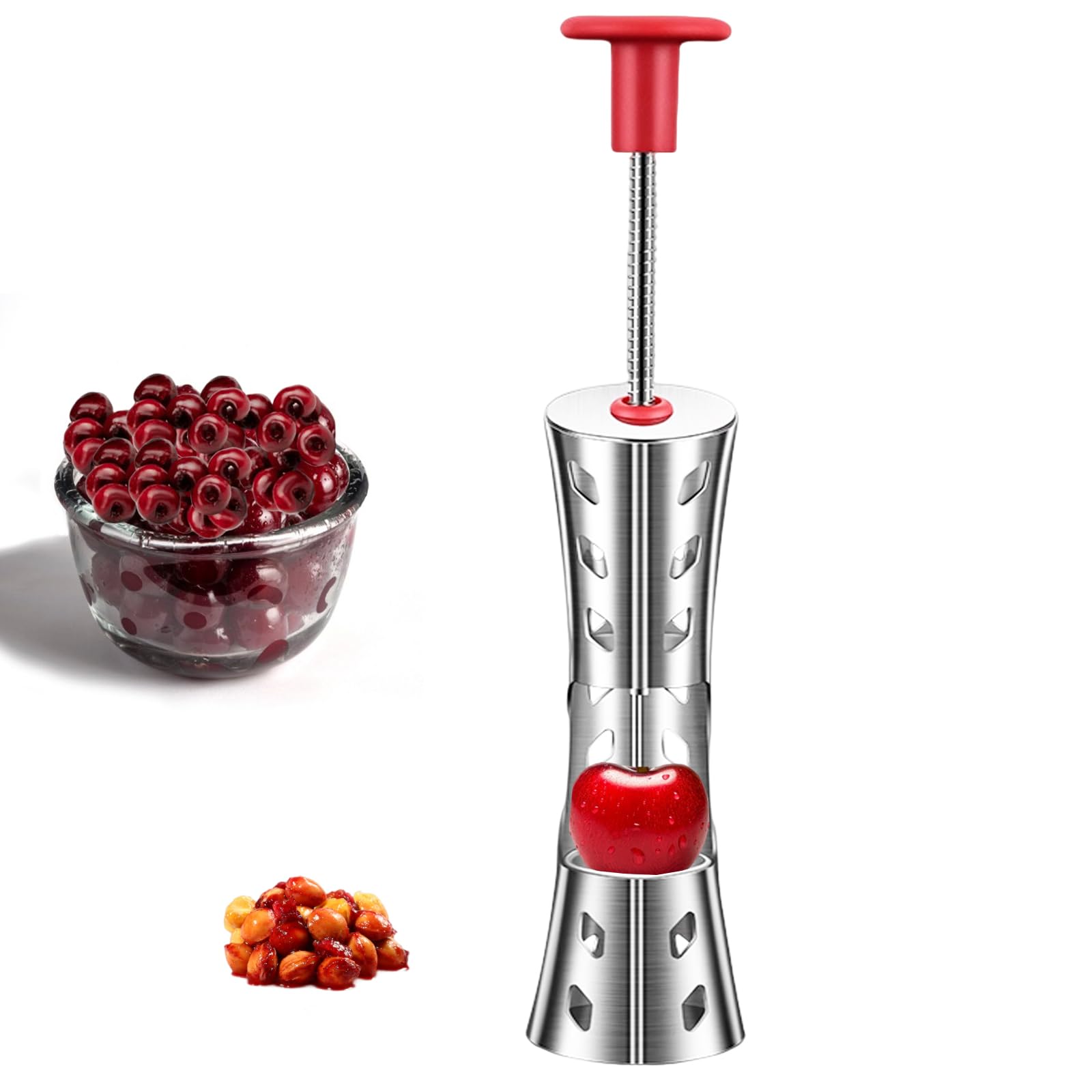 Cherry Pitter Tool - 304 Stainless Steel Pitting Tool, Portable ...