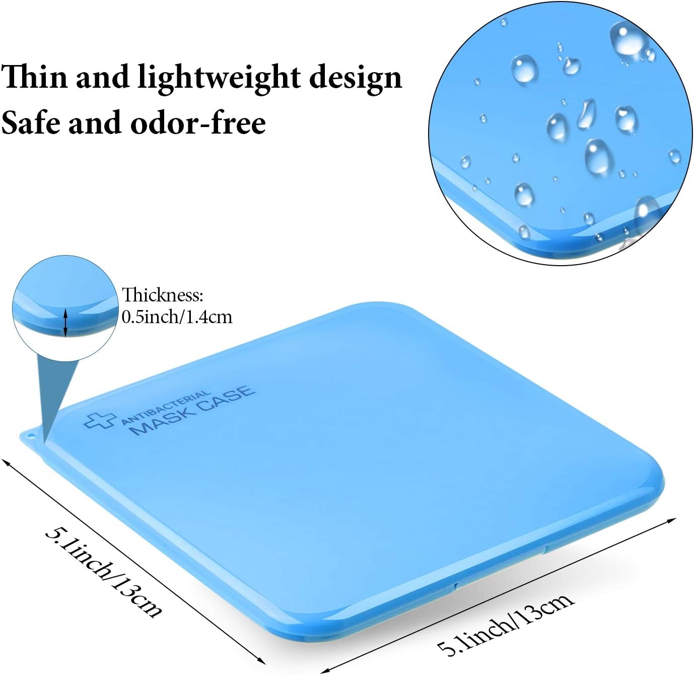 Plastic Storage Case Organizer Reusable Keeper Folder for Face Cover ...