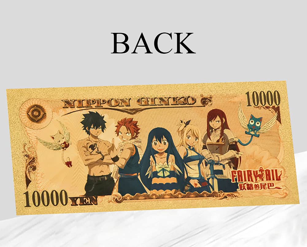 Mua YJacuing Anime Fairy Tail Gold Coated Banknote, Limited Edition ...