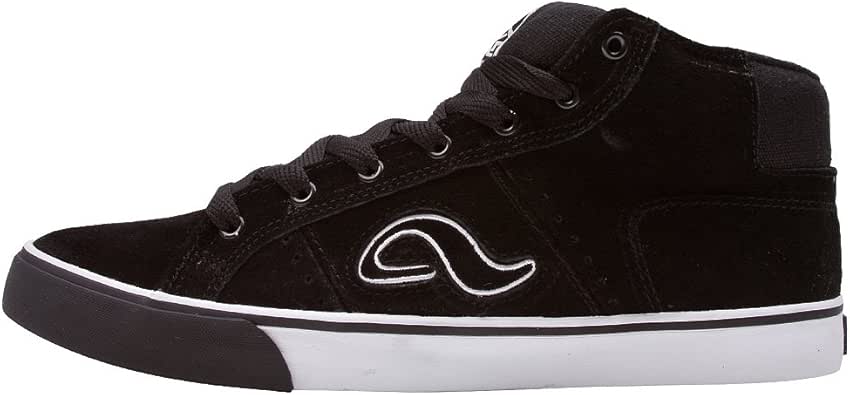 Amazon.com | Adio Men's Standard SL MID Skate Shoe, Black/White, 5.5 M ...