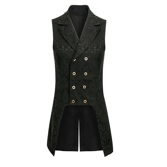 Men's Steampunk Vests, Waistcoats, Corsets