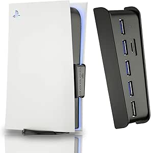 Amazon.com: PS5 USB Hub, PS5 USB HUB Adapter with 4 USB 2.0 Ports ...