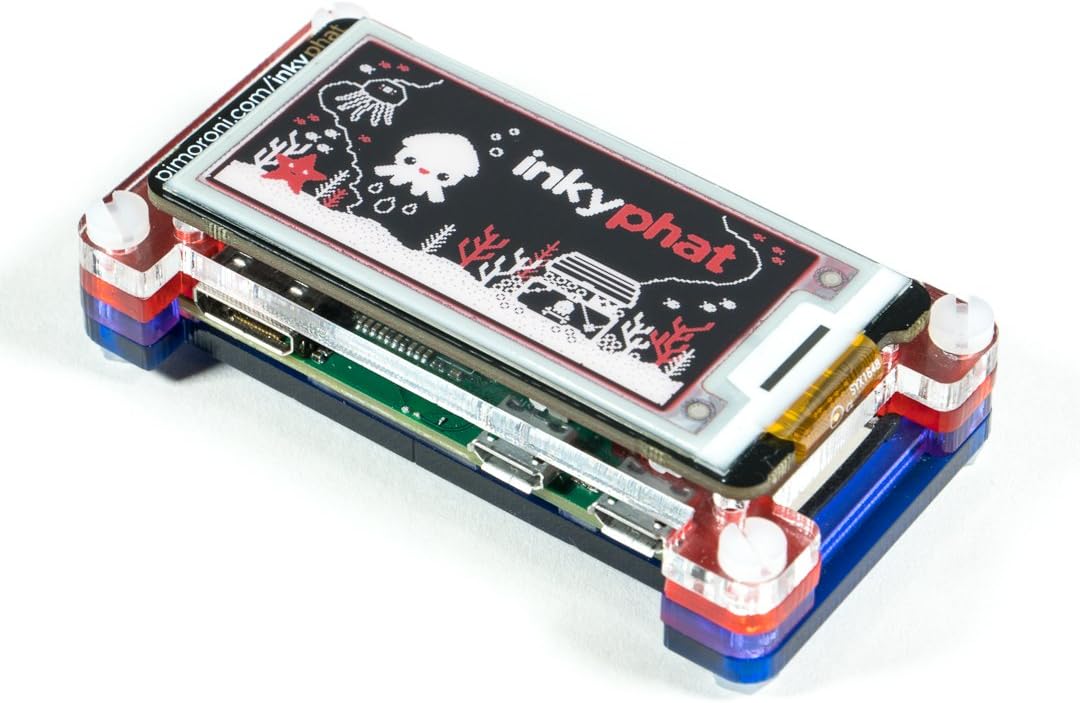 Inky pHAT – A low-energy, high-falutin, red/black/white electronic ...