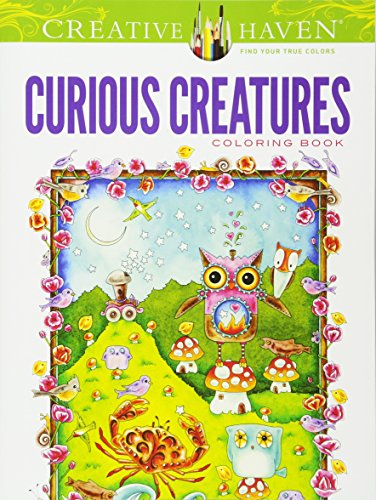Amazon.com: Creative Haven Curious Creatures Coloring Book (Creative ...