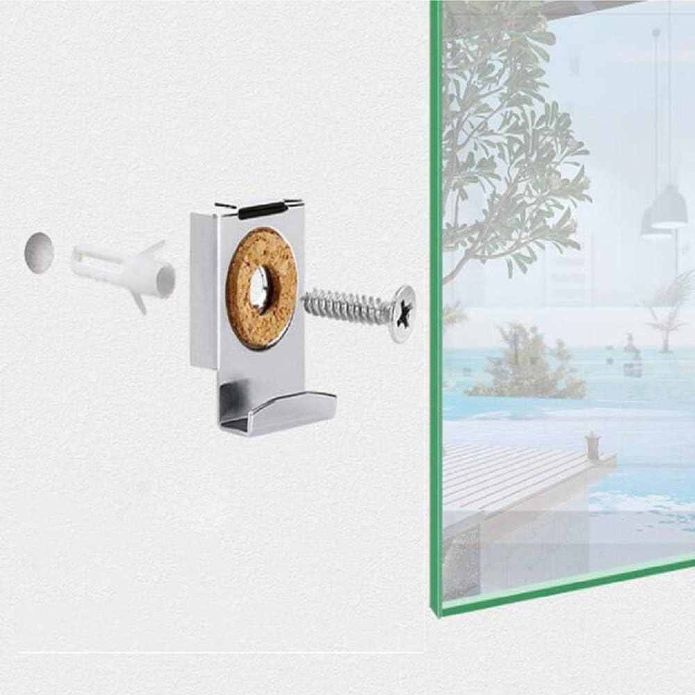 YUE Qin 8 Pcs Spring Loaded Mirror Hanger Mirror Fixings,Mirror Corner ...