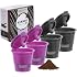 Amazon.com: CHULUX Single Cup Coffee Maker Travel Coffee Brewer for K ...