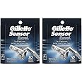 Amazon.com: Gillette Sensor Excel Men's Razor Blade Refills, 10 Count ...