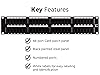 Monoprice Cat6 48-Port Patch Panel - 110 Type, 568A/B Compatible, 2U ...