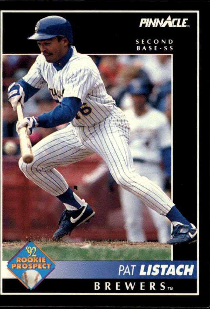 Amazon.com: 1992 Pinnacle Baseball Rookie Card #562 Pat Listach ...
