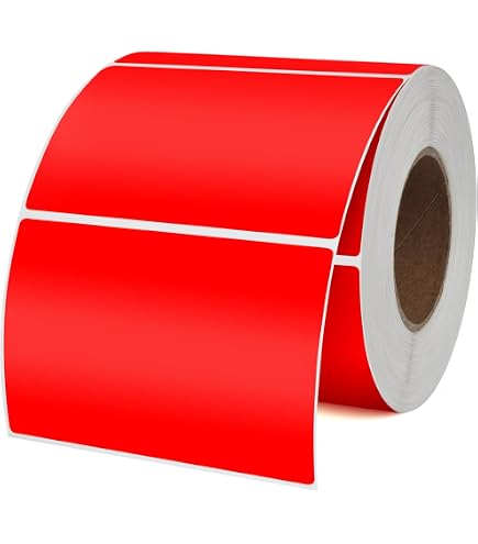 Red Sticky Labels