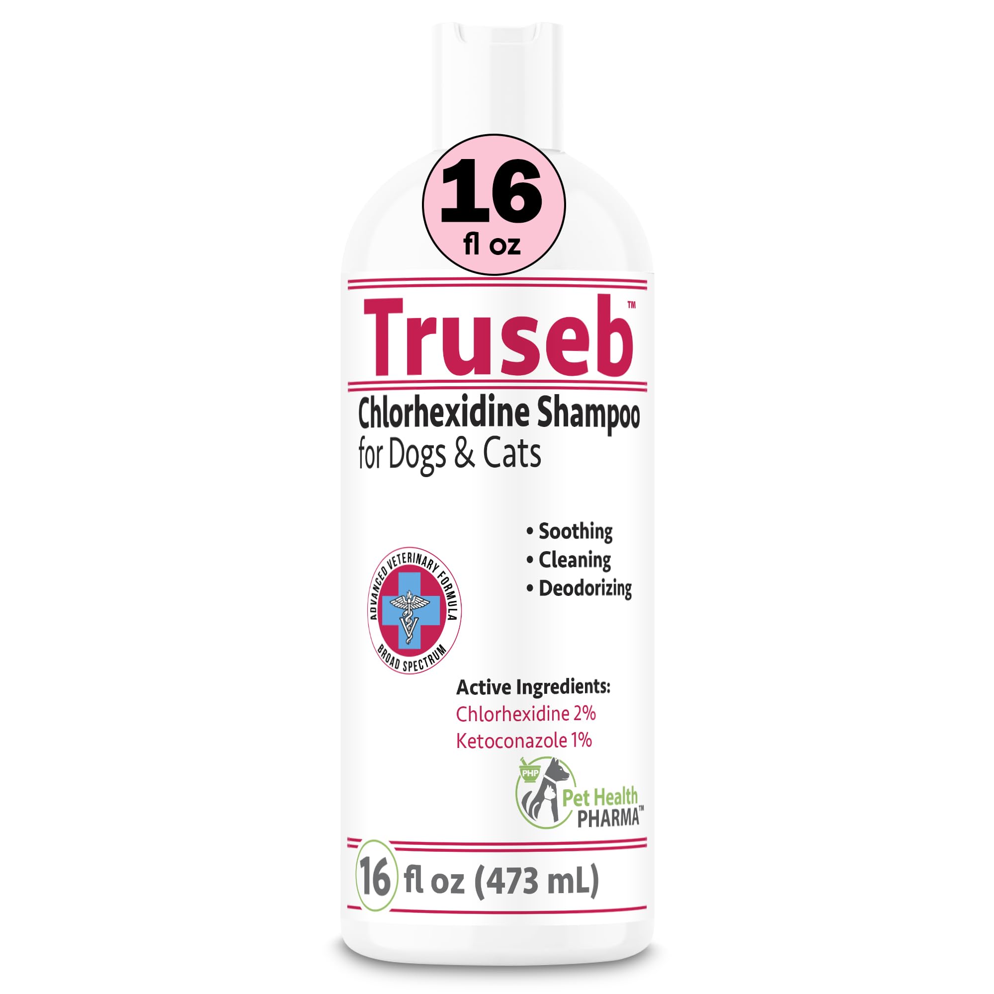 Mua Truseb Topical Ketoconazole and Chlorhexidine Shampoo for Dogs ...