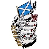 Amazon.com: Edinburgh Scotland Souvenir Die-Cut Flat Fridge Magnet ...