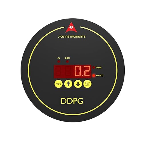 ACE AI-DDPG Digital Differential Pressure Gauge with Wall Mounting Box ...