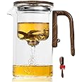 Amazon.com | Enchanti Tea Pot, Water Separation Glass Teapot with ...