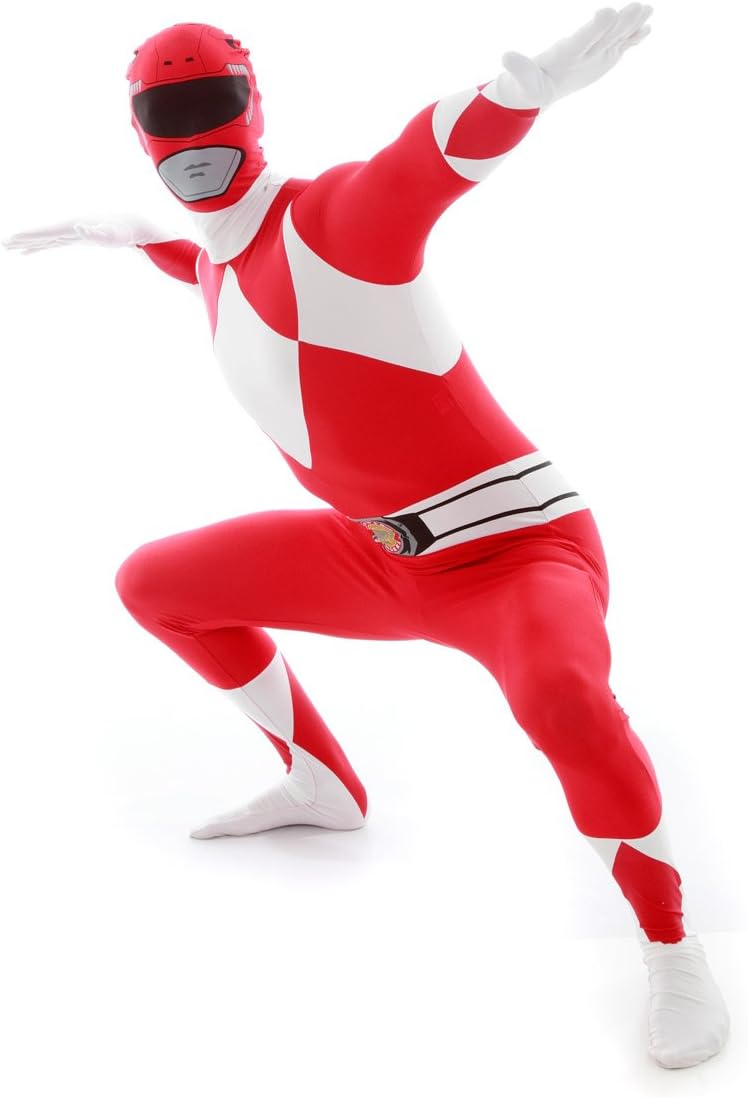Morphsuits Men’s Power Rangers Adult Sized Costume, Red, M UK – BigaMart