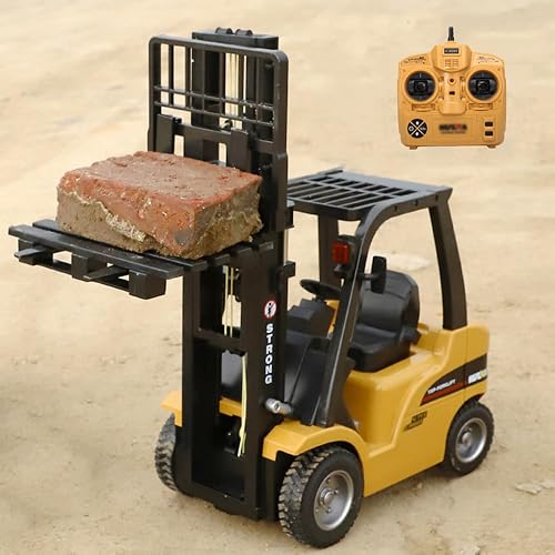FANXMF 1/10 RC Forklift 10 Channel Remote Control Forklift with Metal ...