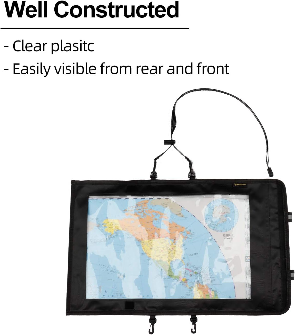 Kosibate Map Case, Waterproof Military Hiking Map Pouch Holder with ...