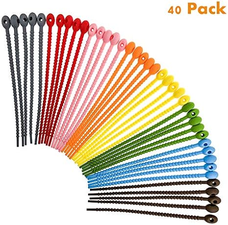 Silikon Kabelbinder Bunt Set Farbig Allzweck Silikon Bänder ...