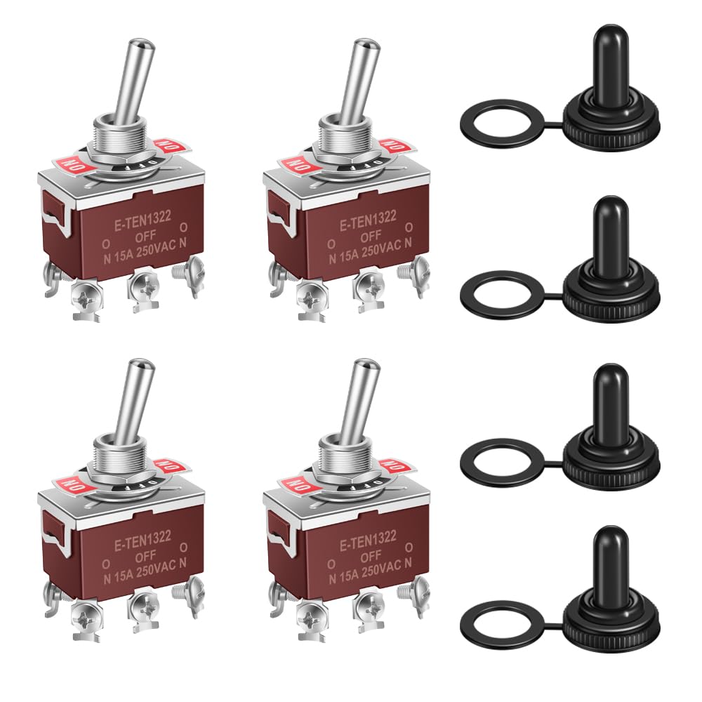 Mua Waterproof Toggle Switch ON-Off-ON 30A 12VDC/15A 250VAC 6 Pin 3 ...