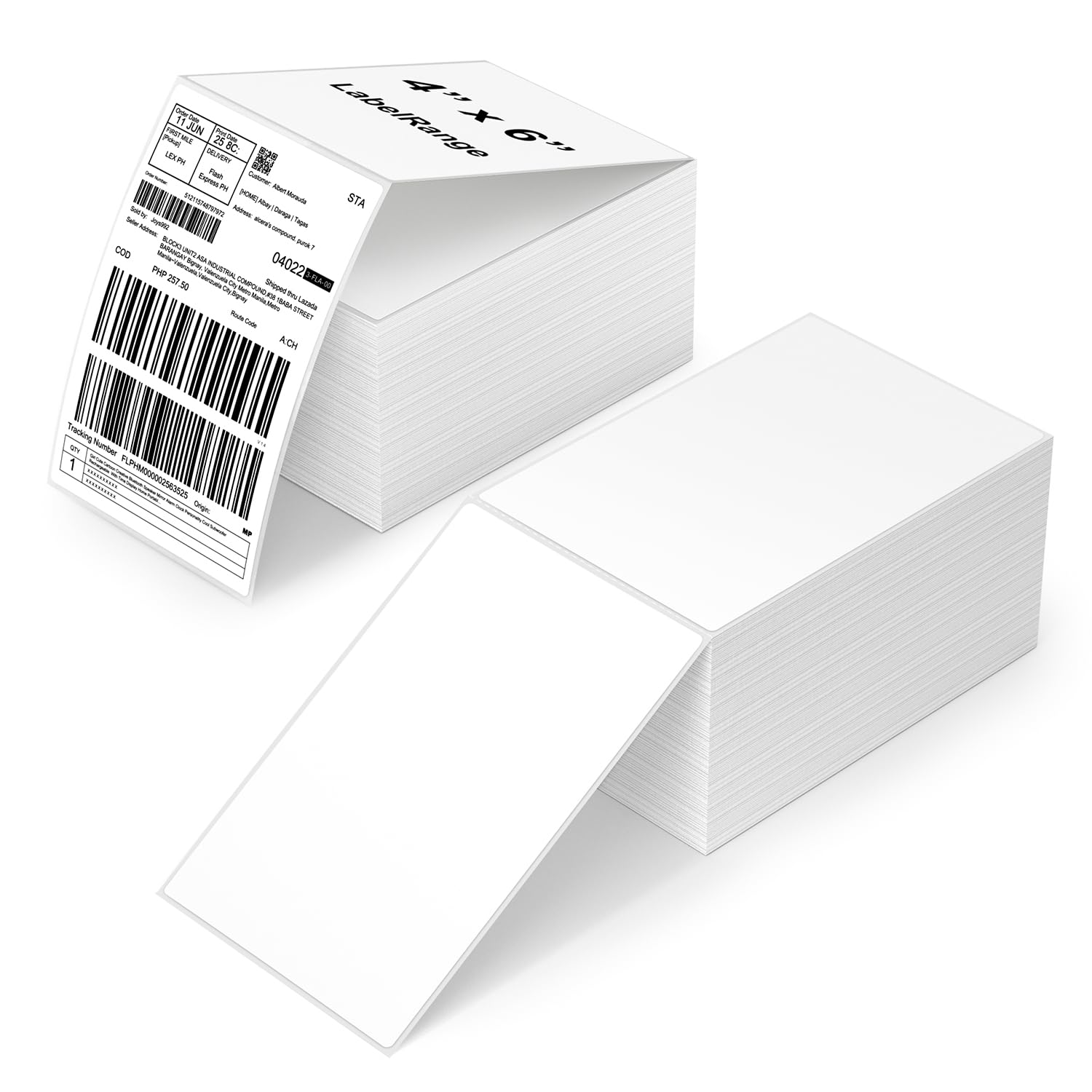 Mua Methdic 1000 Labels Fanfold 4”x 6” Direct Thermal Shipping Labels ...