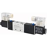 Amazon.com: Baomain Pneumatic Solenoid Air Valve 4V230C-08 DC 12V 5 Way 3 Position PT1/4 ...