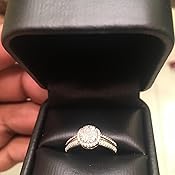 Midwest Jewellery 1/4cttw Diamond Engagement Ring Bridal Ring 10K ...