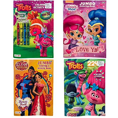 Buy Bendon Kids Children Nickelodeon Disney Assorted Theme Coloring ...