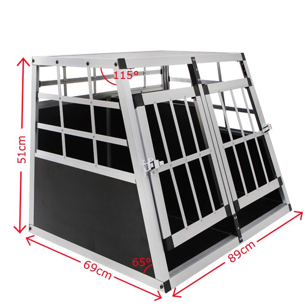 Froadp Alu Hundebox Hundetransportbox Reisebox Transportbox Gitterbox ...