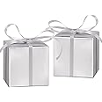 Amazon.com: Hooqict 100 Pack Party Favor Boxes Silver Gift Boxes 2x2x2 ...