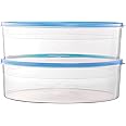 Amazon.com: 2 Pack Pie Carrier Cake Storage Container with Lid | 10.5 ...