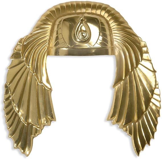 GOLDEN EGYPTIAN HEADRESS Accessory for Ancient Pharaoh Egypt Fancy ...