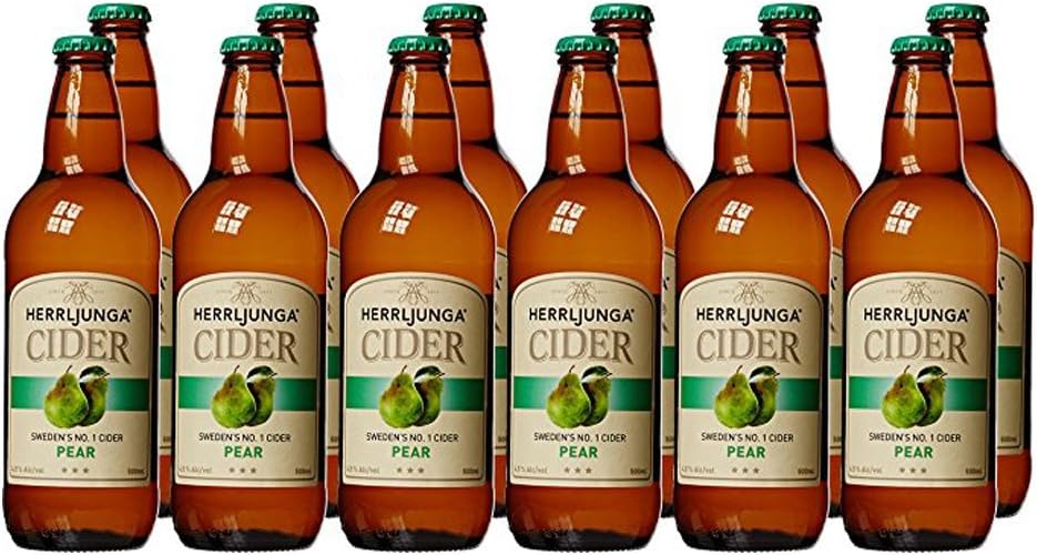 Herrljunga Pear Cider 12 Bottles, 50 cl: Amazon.co.uk: Grocery
