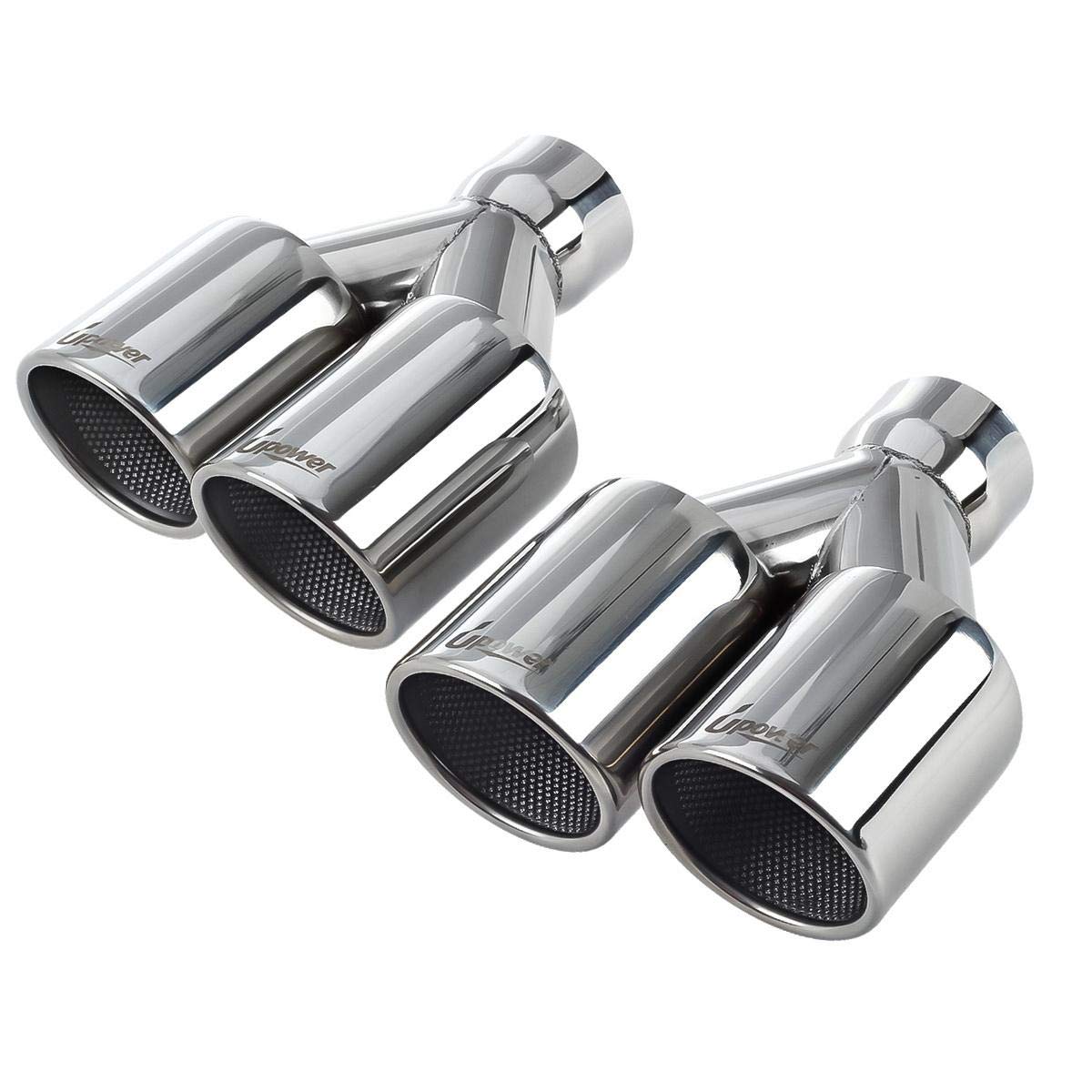 Mua Upower 2.5" to 3.5" Dual Staggered Exhaust Tips 2 1/2 inch Inlet 3 ...