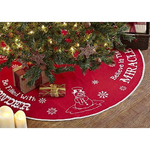 Snowman Christmas Tree Skirts