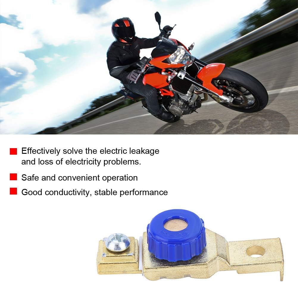SANON Motorcycle Battery Isolator Switch, Battery Power Off Switch Link ...