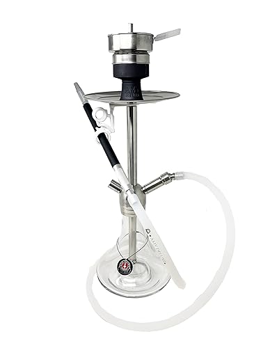 Amy Deluxe Hookah Medium Size - Stainless Steel Medium Size Shisha ...