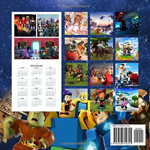 Róblox Calendar 2022: Giving You Calendar 2022 From January Until ...