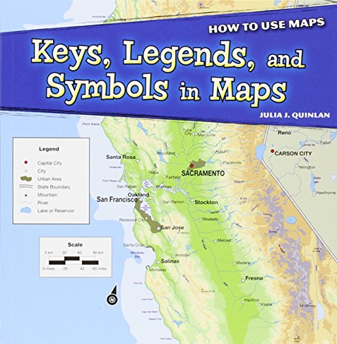 Keys, Legends, and Symbols in Maps (How to Use Maps) : Quinlan, Julia J ...