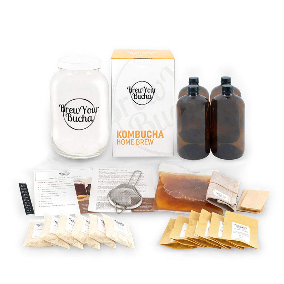 Mua Brew Your Bucha Kombucha Homebrew 1 Gallon Starter Kit with premium ...