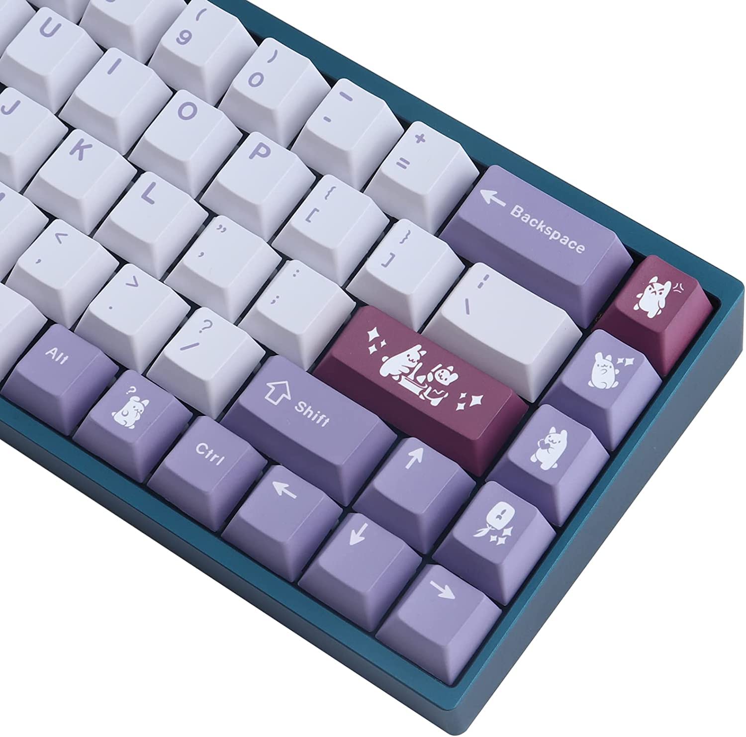 Mua JOMKIZ PBT Keycaps, Cherry Profile Keycaps 134 Keys Rabbit Dye ...
