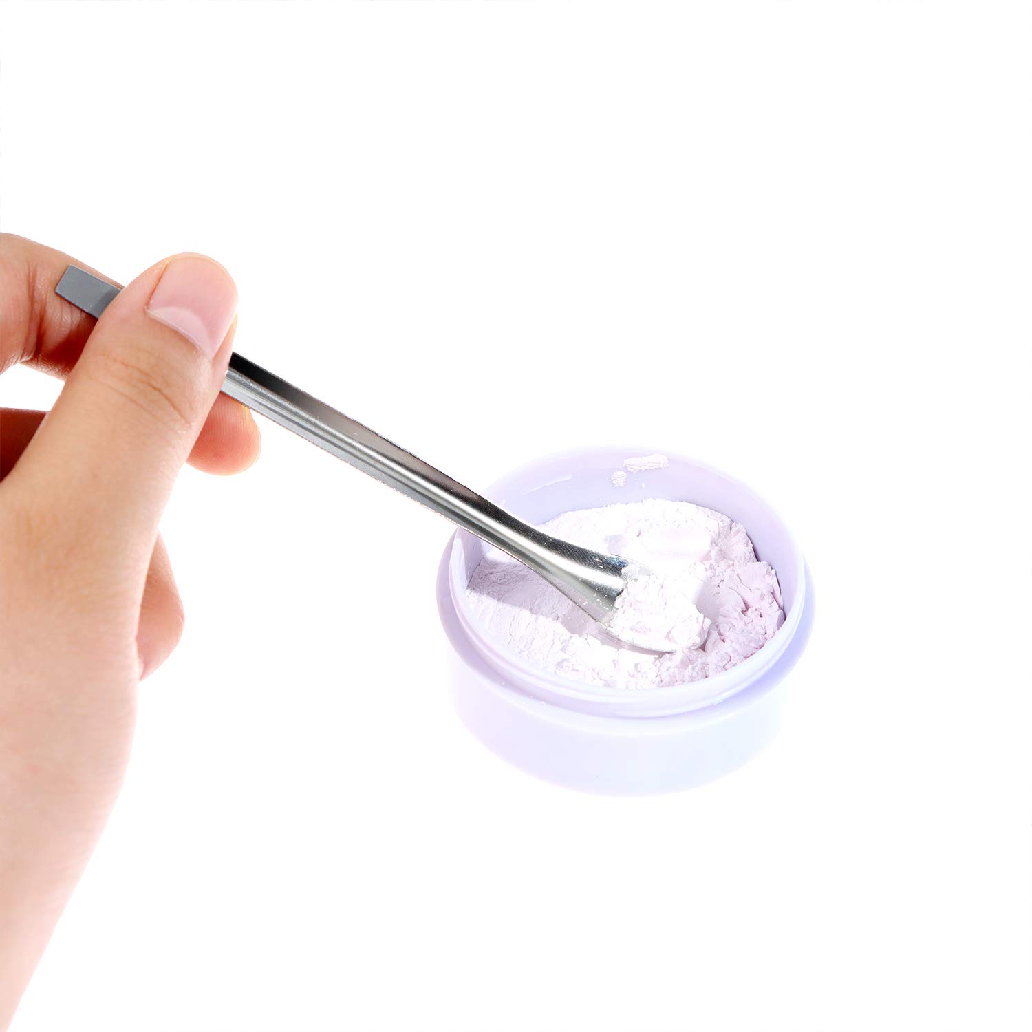 21 Pieces Stainless Steel Lab Spatula Micro Scoop Laboratory Sampling ...