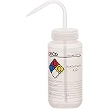 Amazon.com: EISCO Wash Bottle for Isopropanol, 500ml - Labeled with ...