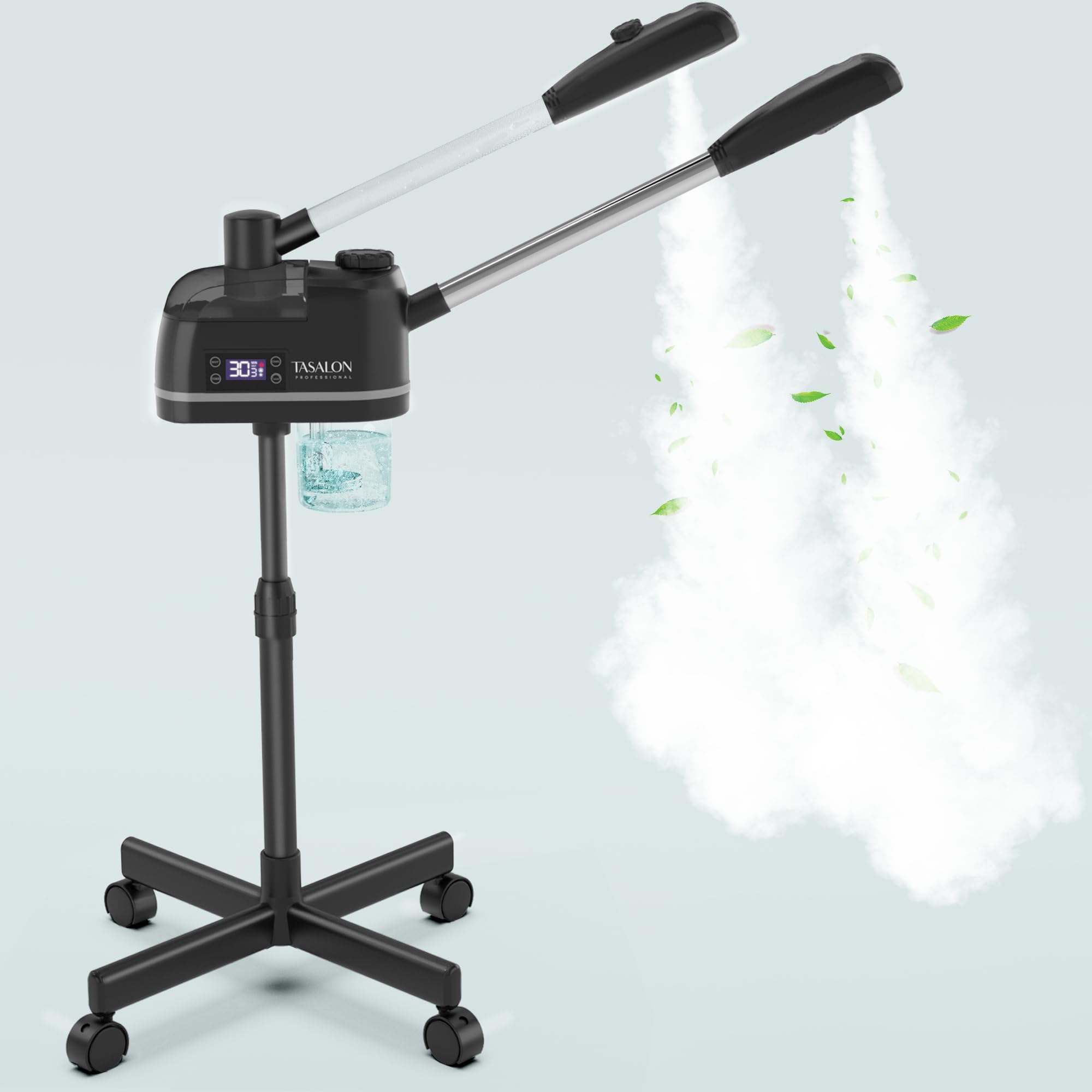 TASALON 2 in 1 Professional Facial Steamer on Wheels -with Ozone and ...