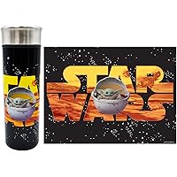 Fun Kids Disney 2415-3498 Vaso Térmico Termo para Café The Child Mandalorian Star Wars de Acero ...