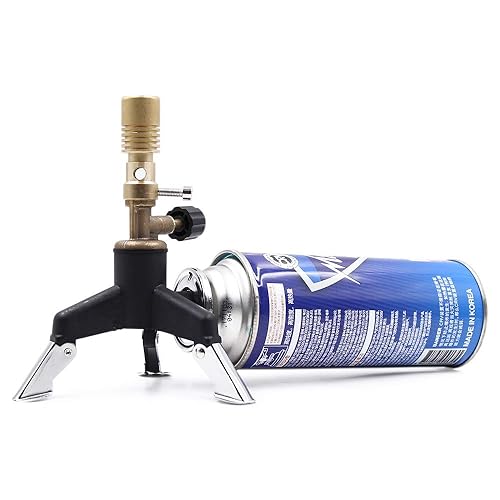 Brass Lab Premium Bunsen Burner Designed for Butane Canister with Gas ...
