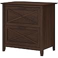 Amazon.com: Bush Furniture Key West 2 Drawer Lateral File Cabinet in Bing Cherry : Office Products