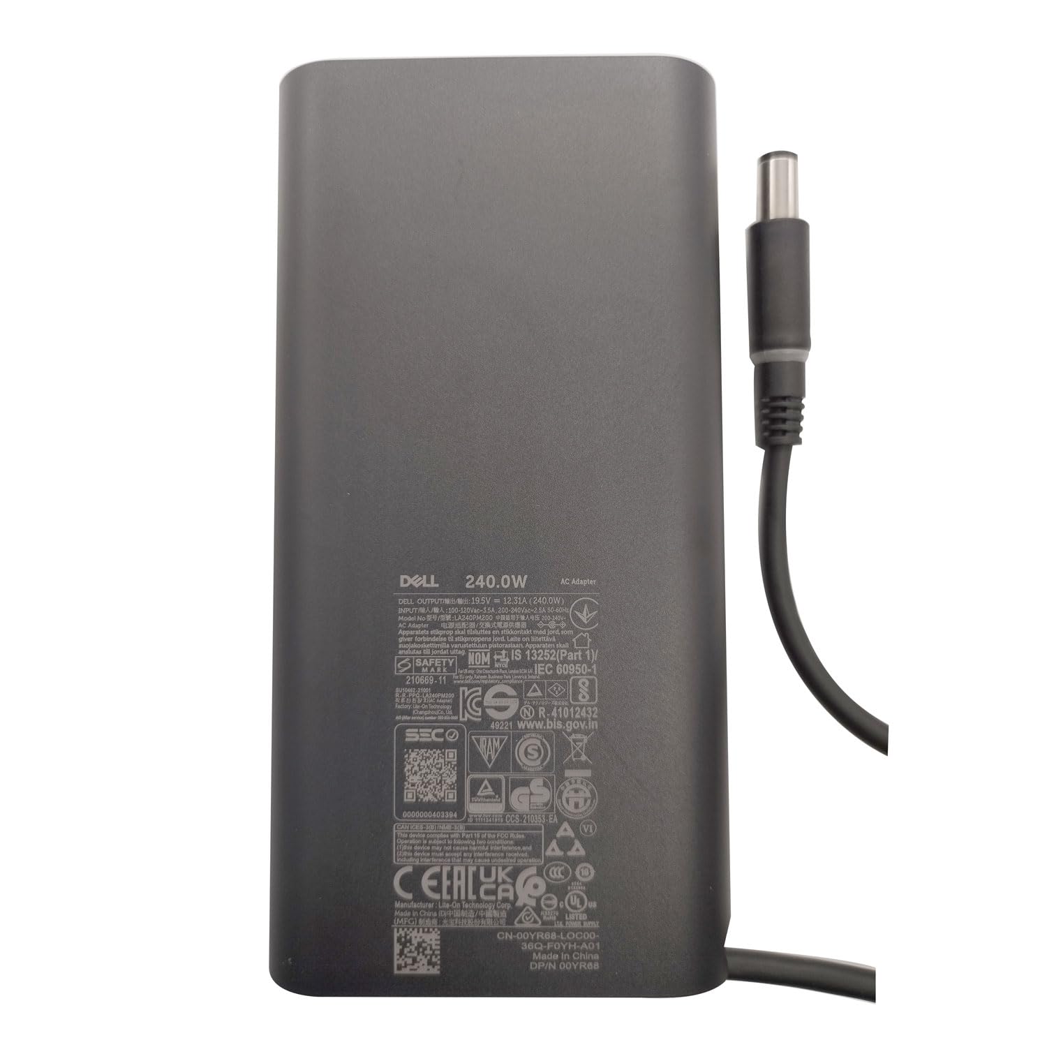 Mua Dell GaN Laptop Charger 240W Watt Barrel 7.4mm tip AC Power Adapter ...