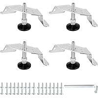 POWERTEC 71157 Adjustable Corner Bracket Furniture Leveling Feet with ...