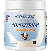 Amazon.com: Vitamatic Bovine Colostrum Powder - 50% Highest IgG ...